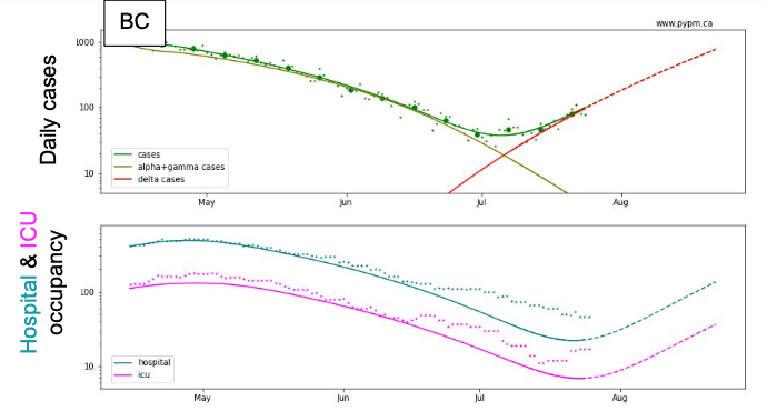 COVID Model Projections - July 28, 2021 | BC COVID-19 Modelling Group